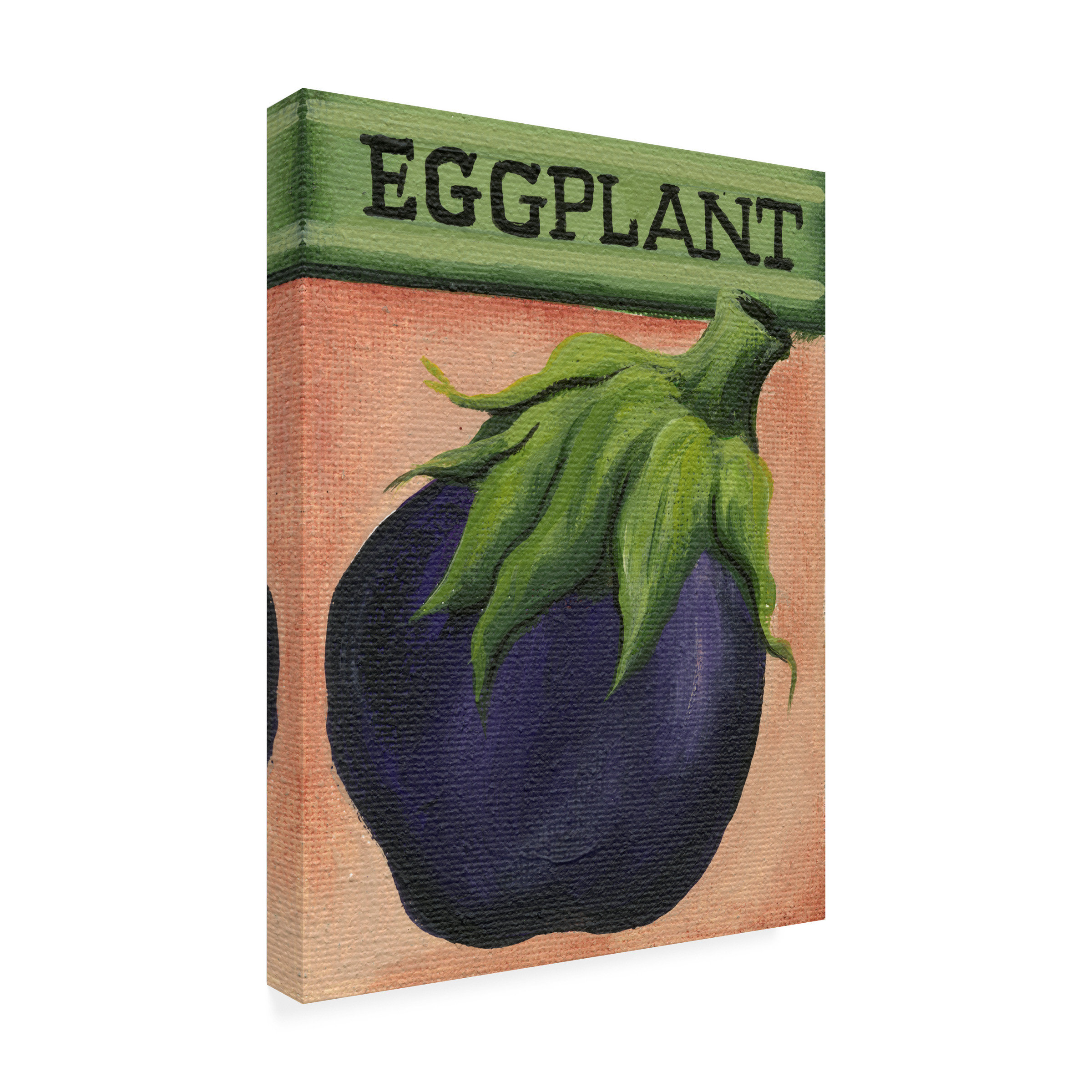 August Grove Debbi Wetzel Seed Packets 09 - Eggplant Canvas Art ...