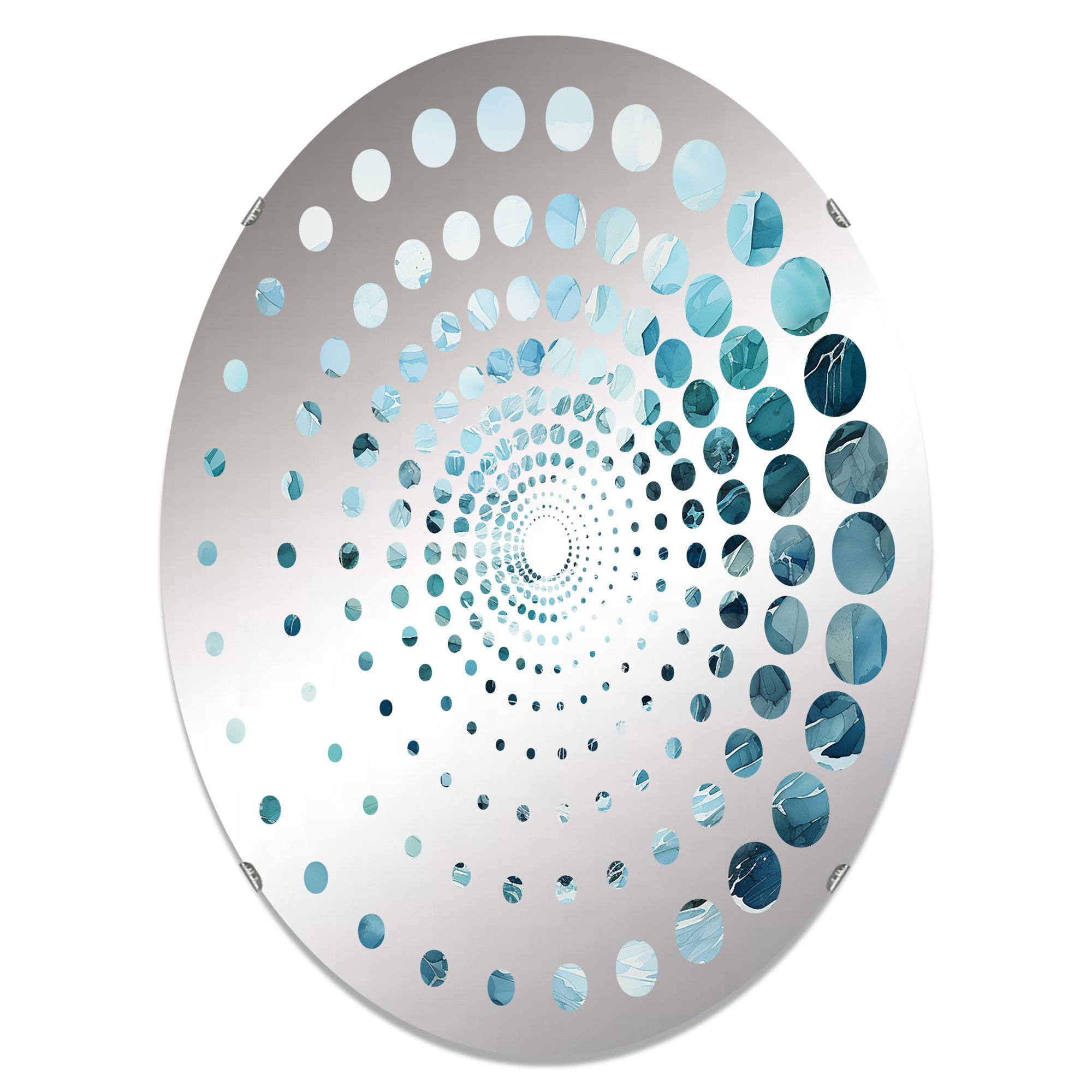 East Urban Home Greenland Frozen Wonderland Lansdcape II - Spiral Dot ...