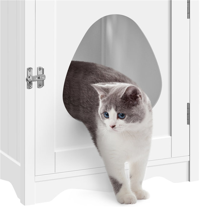 Red Barrel Studio® Sally-Anne Litter Box Enclosure & Reviews | Wayfair