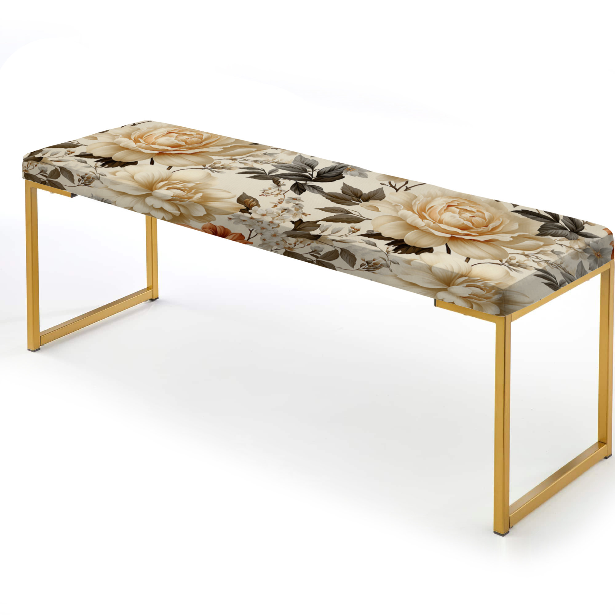 Design Art Beige Vintage Country House Flower Harmony - Patchwork ...