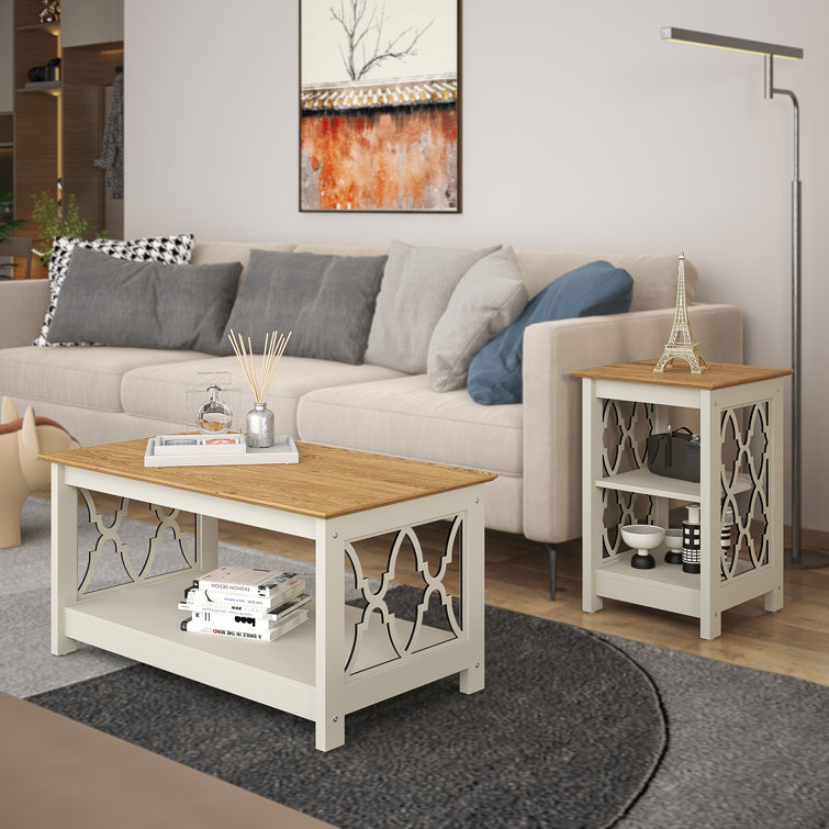 Nova 2 Piece Coffee Table and Side Table Set & Reviews | Wayfair.co.uk