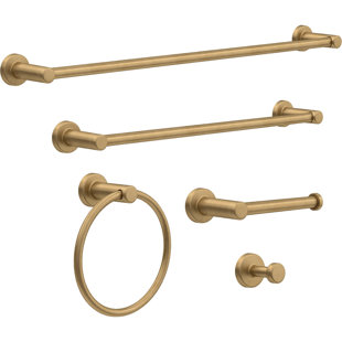 Brass Bathroom Hardware Sets You'll Love