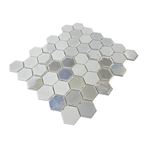 Tile Cart Amore 12" x 12" Glass Mosaic Floor Use Tile | Wayfair