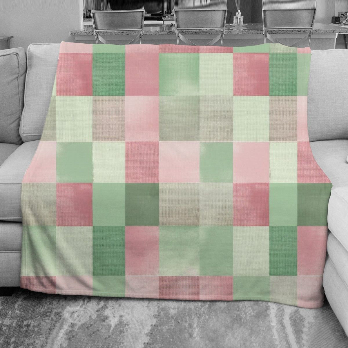 VisionDecor Checkered Fleece Blanket | Wayfair