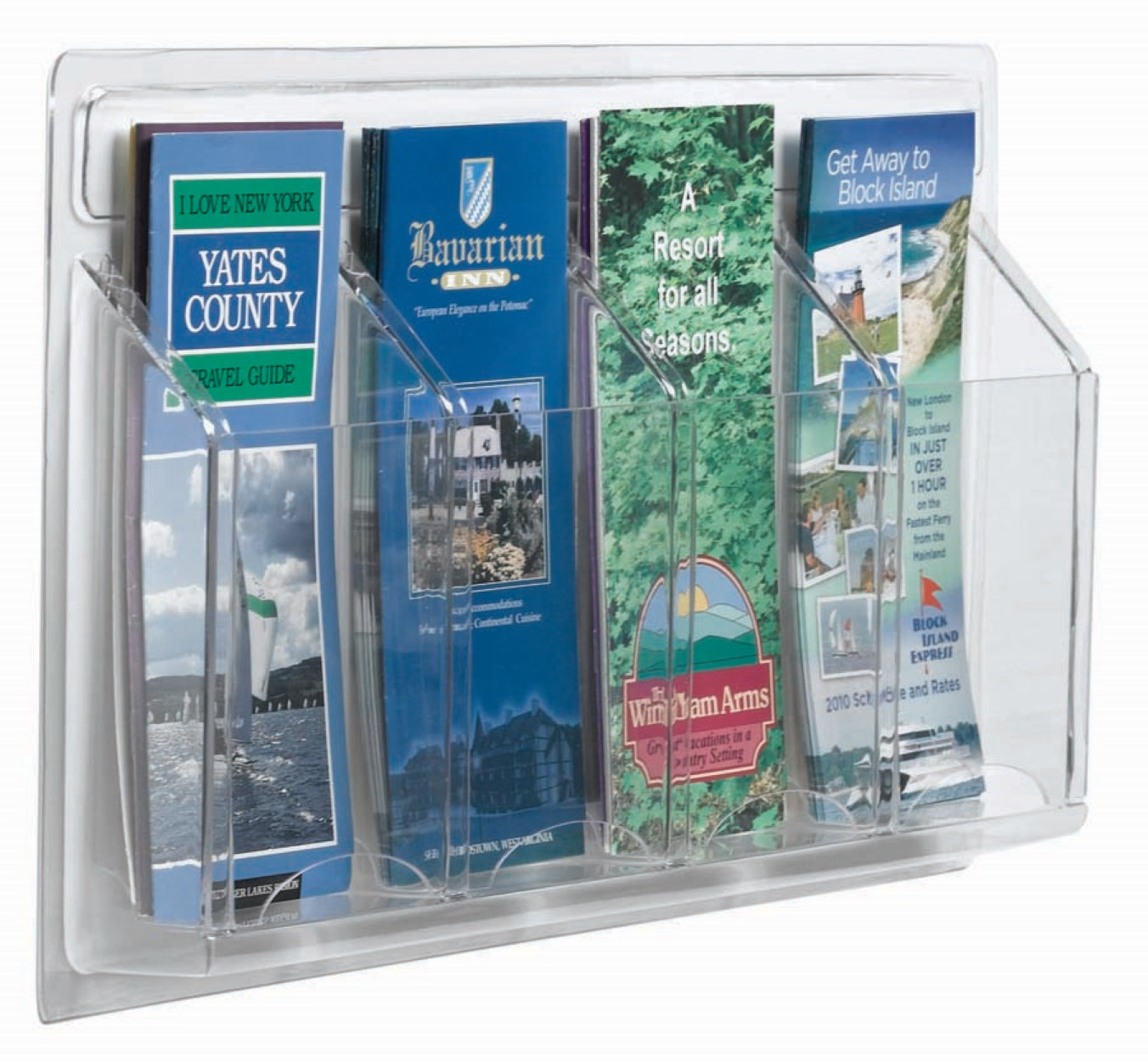 AARCO Clear-Vu AARCO 11'' H Brochure And Pamphlet Rack - Wayfair Canada