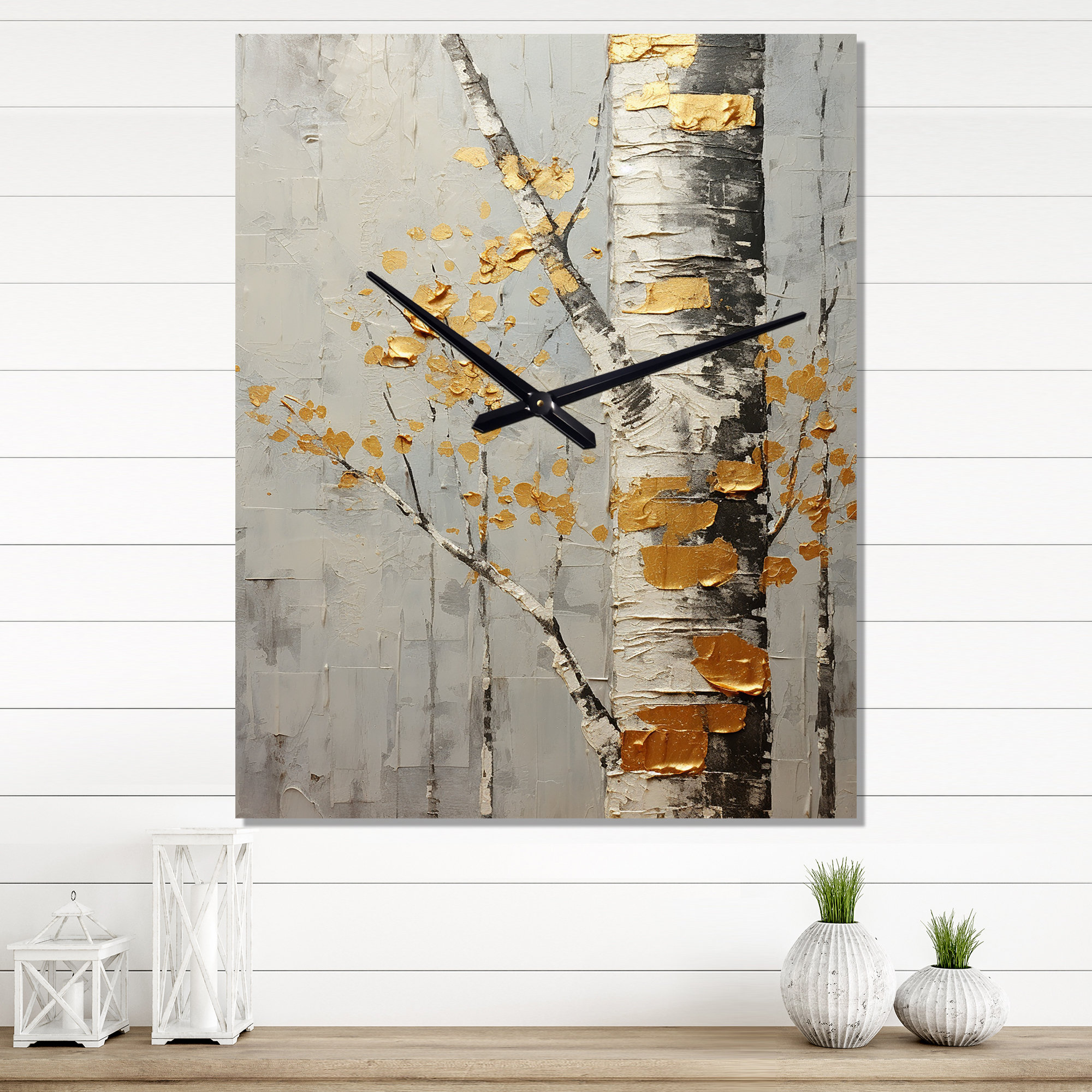 East Urban Home Jazman Aluminum Wall Clock | Wayfair