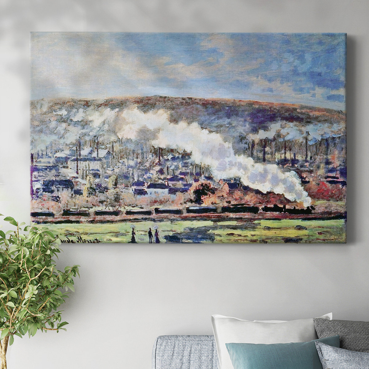 Winston Porter The Train, 1872-Gallery Wrapped Canvas | Wayfair