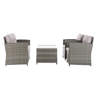 Brayden Studio® Anyuta 4 Piece Rattan Sofa Seating Group with Cushions ...