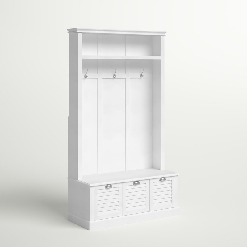 Three Posts™ Corte Hall Tree 42.5'' Wide with Bench & Reviews | Wayfair