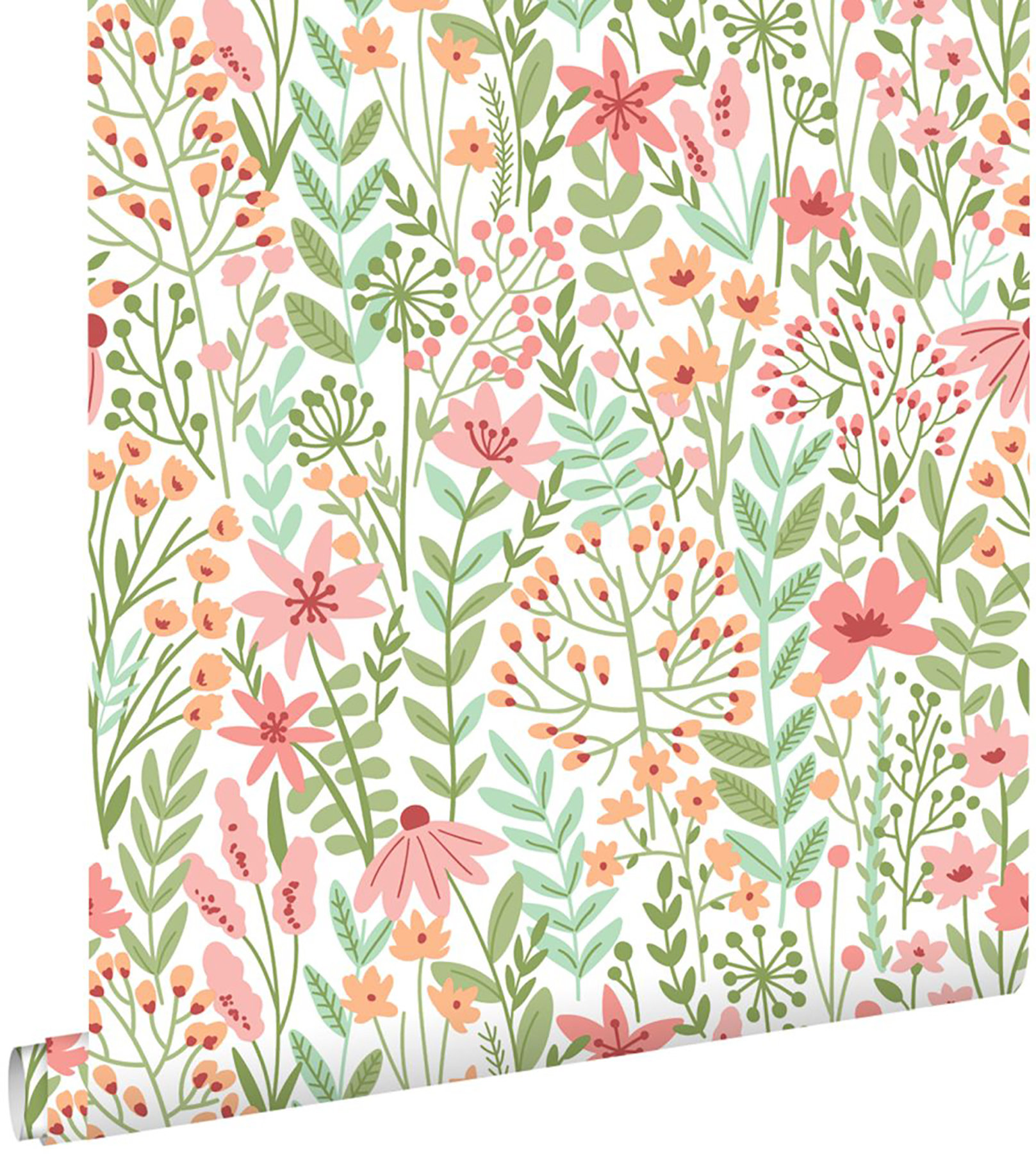 Red Barrel Studio® Symere Floral Double Roll | Wayfair