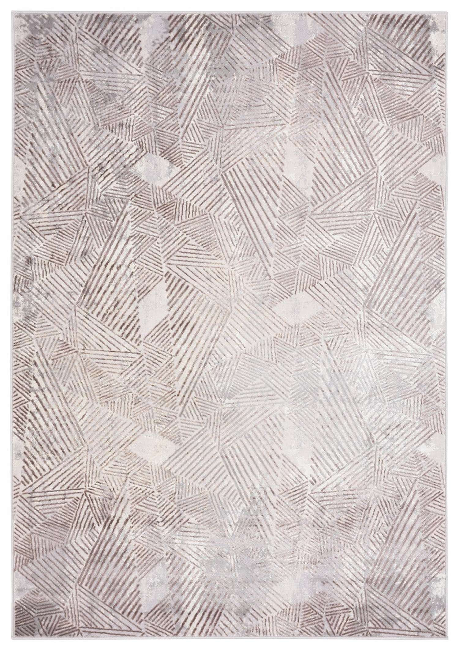 Orren Ellis Zenia Brown Gray And Ivory Distressed Tribal Rug | Wayfair