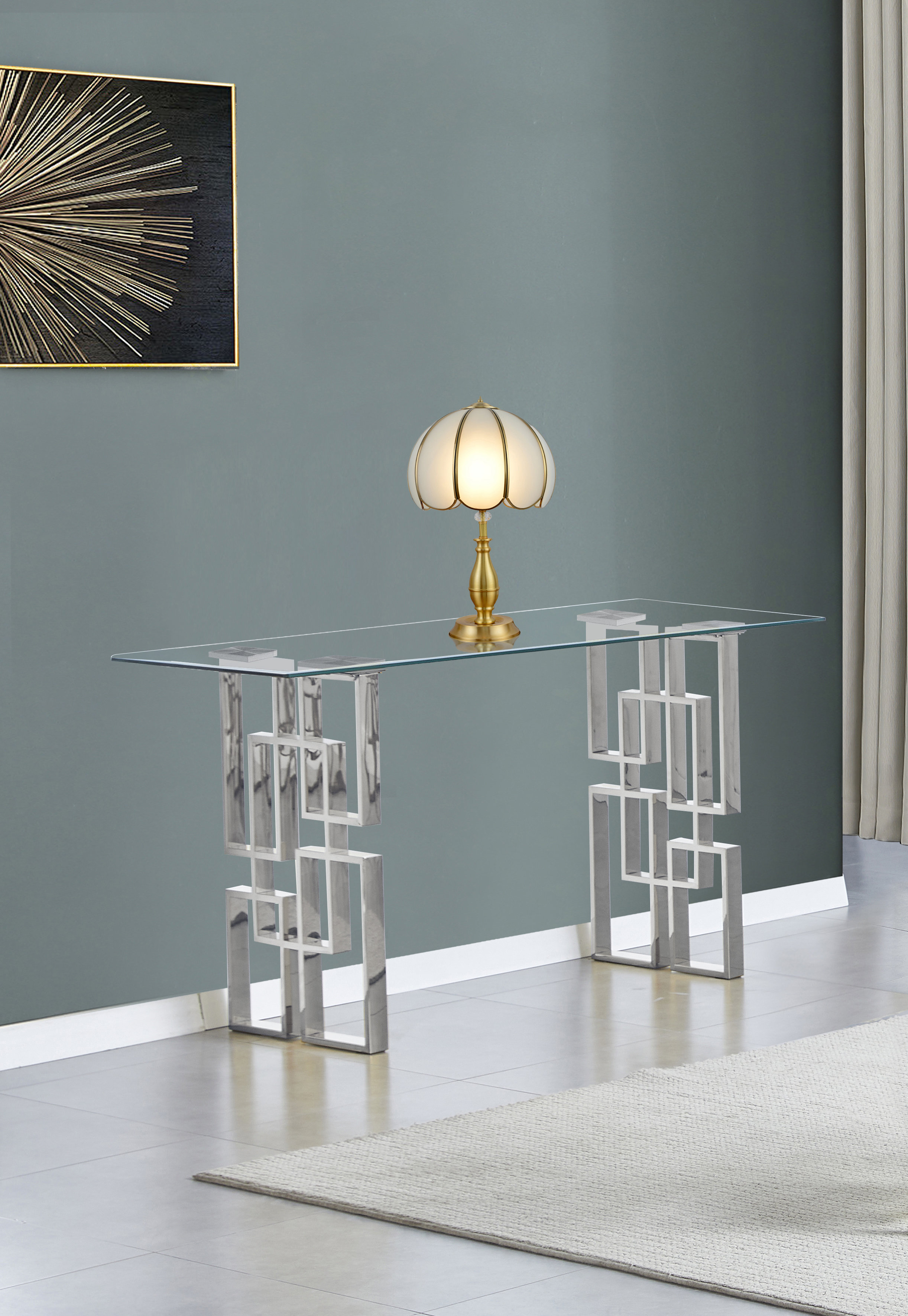 Everly Quinn Lusch 60" Console Table | Wayfair