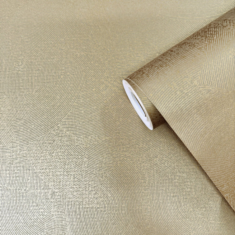 Galerie Home Galerie Zen Gold Geometric DWP0366-04 Wallpaper | Wayfair ...