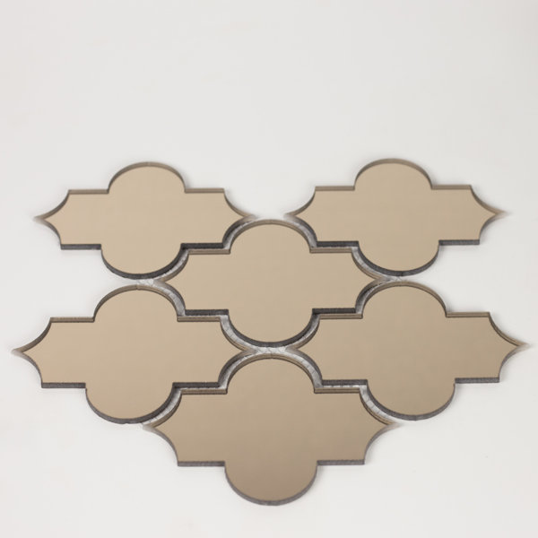 Abolos Reflections 4 in. x 5.5 in. Glass Mirror Small Lantern Arabesque ...