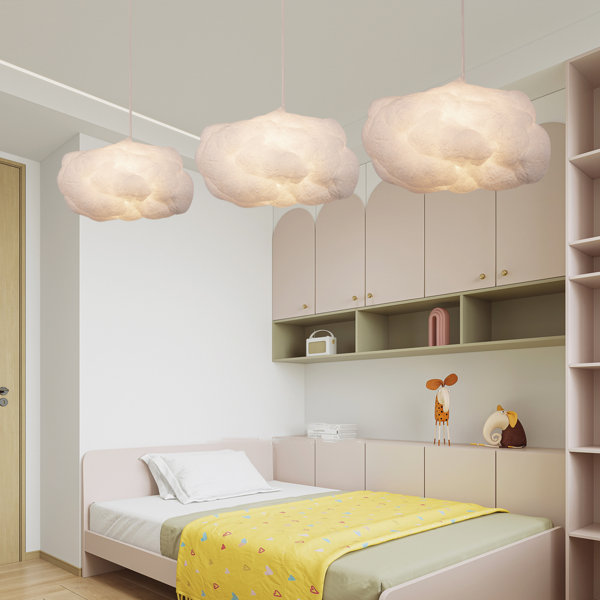 Isabelle & Max™ Entrekin 1 - Light White Schoolhouse Pendant | Wayfair