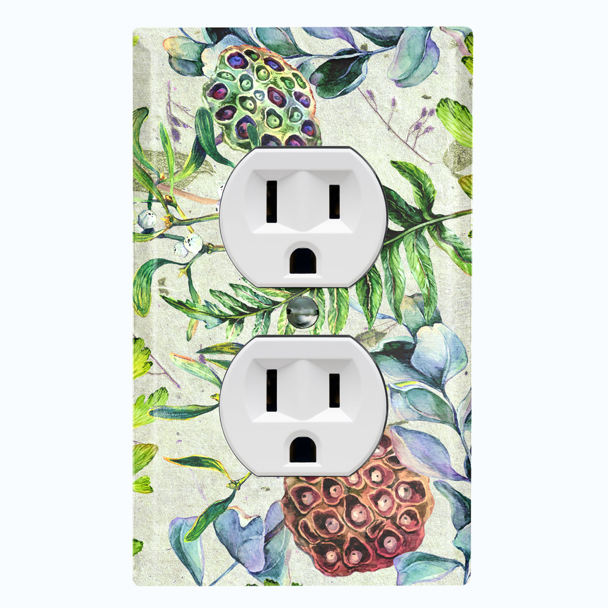 WorldAcc Cotton Flower Root Leaf Feather Green Landscape & Nature 1 ...