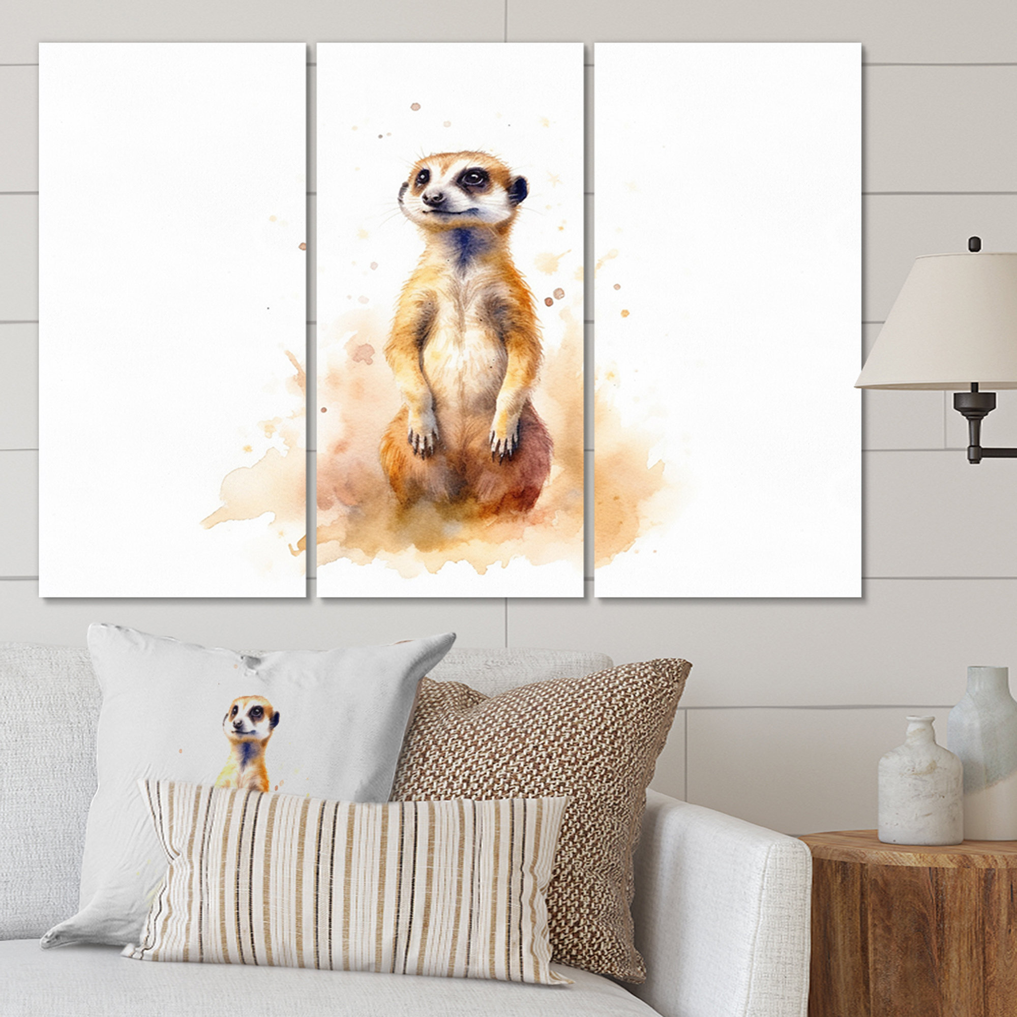 Winston Porter Meerkat Watchers I - Animals Wall Art Print Set ...