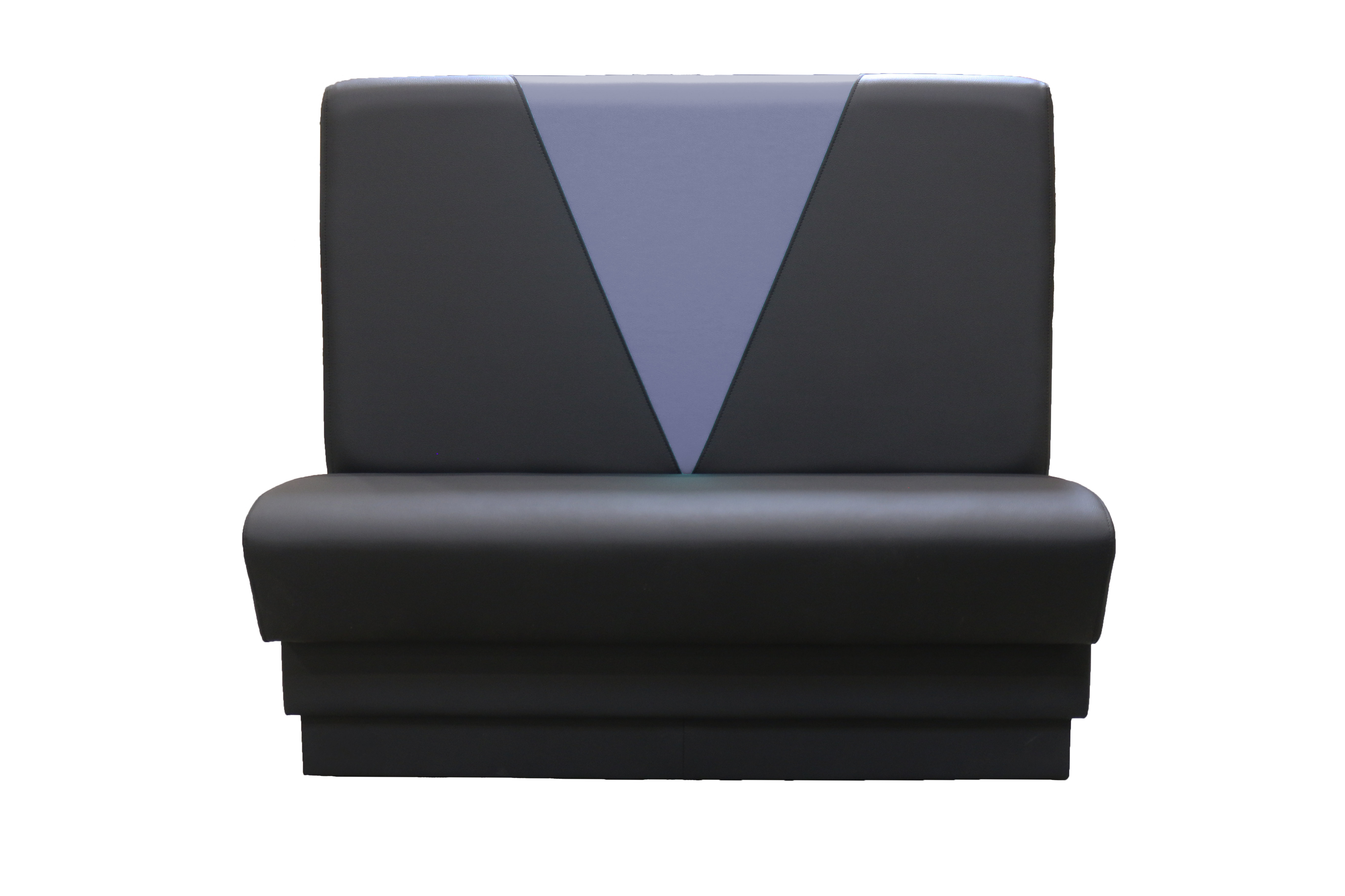 QA Group Olympic Style Single Restaurant Booth Seating - Contrast ...