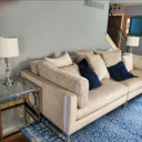 Home by Sean & Catherine Lowe Veda 118" Square Arm Sofa with Reversible ...