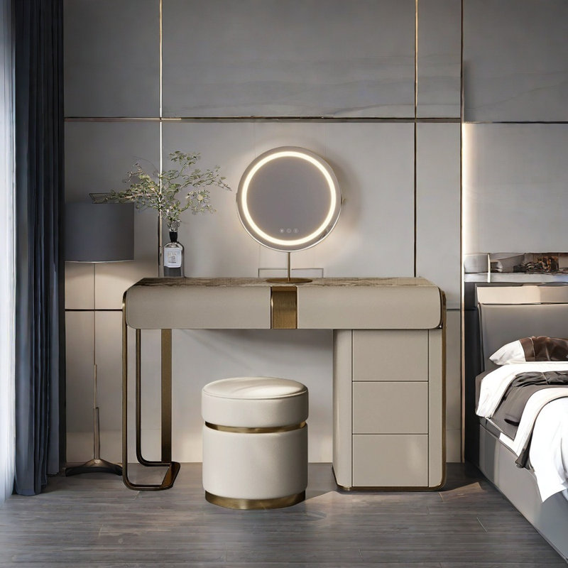 parkerlees Simple Light Luxury Dressing Table | Wayfair