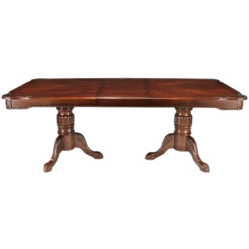 Bloomsbury Market Adamma Extendable Double Pedestal Dining Table | Wayfair