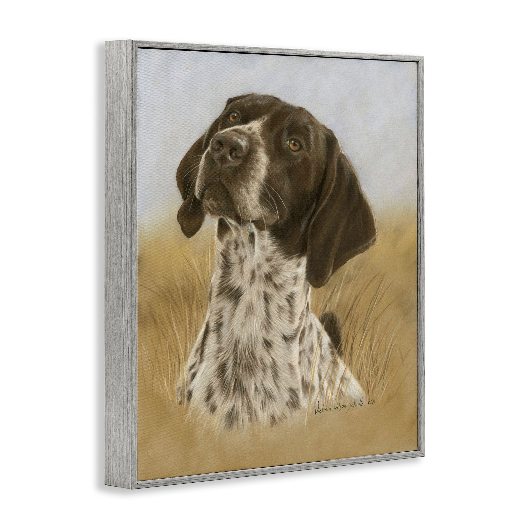 Stupell Industries Pointer Hunting Dog Art by Victoria Schultz | Wayfair