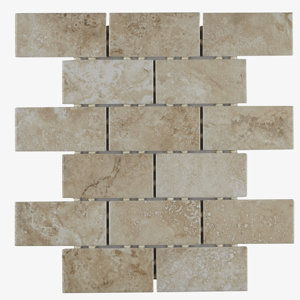 Daltile Esta Villa 2" x 4" Porcelain Mosaic Tile in Terrace Beige | Wayfair