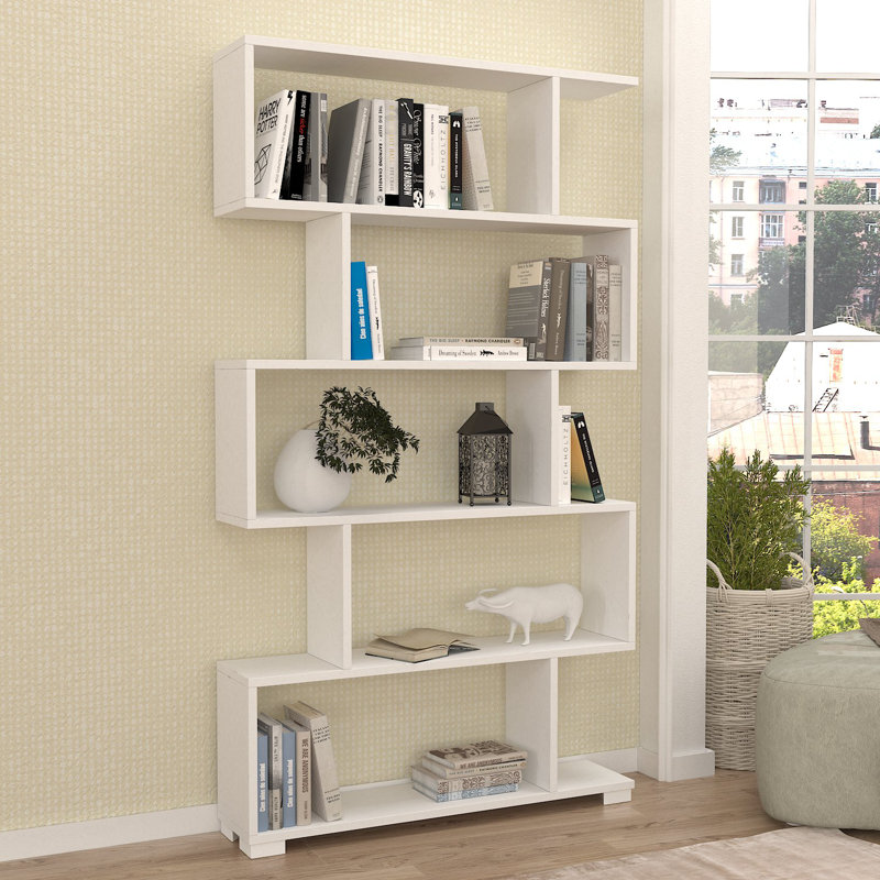 Ebern Designs Geometric Bookcase | Wayfair