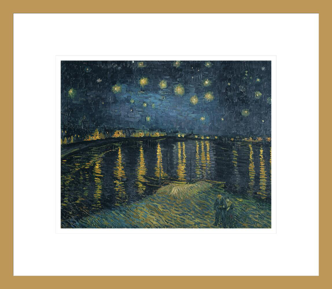 1000Museums The Starry Night (La nuit etoilee) by Vincent van Gogh ...