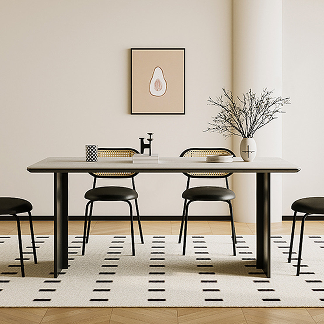Hokku Designs Isais Rectangular Dining Table | Wayfair