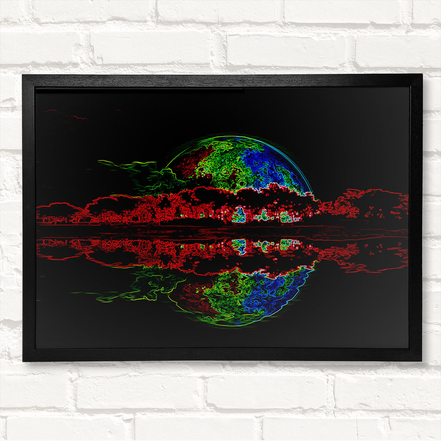 Brayden Studio Moon Reflections - Print | Wayfair.co.uk