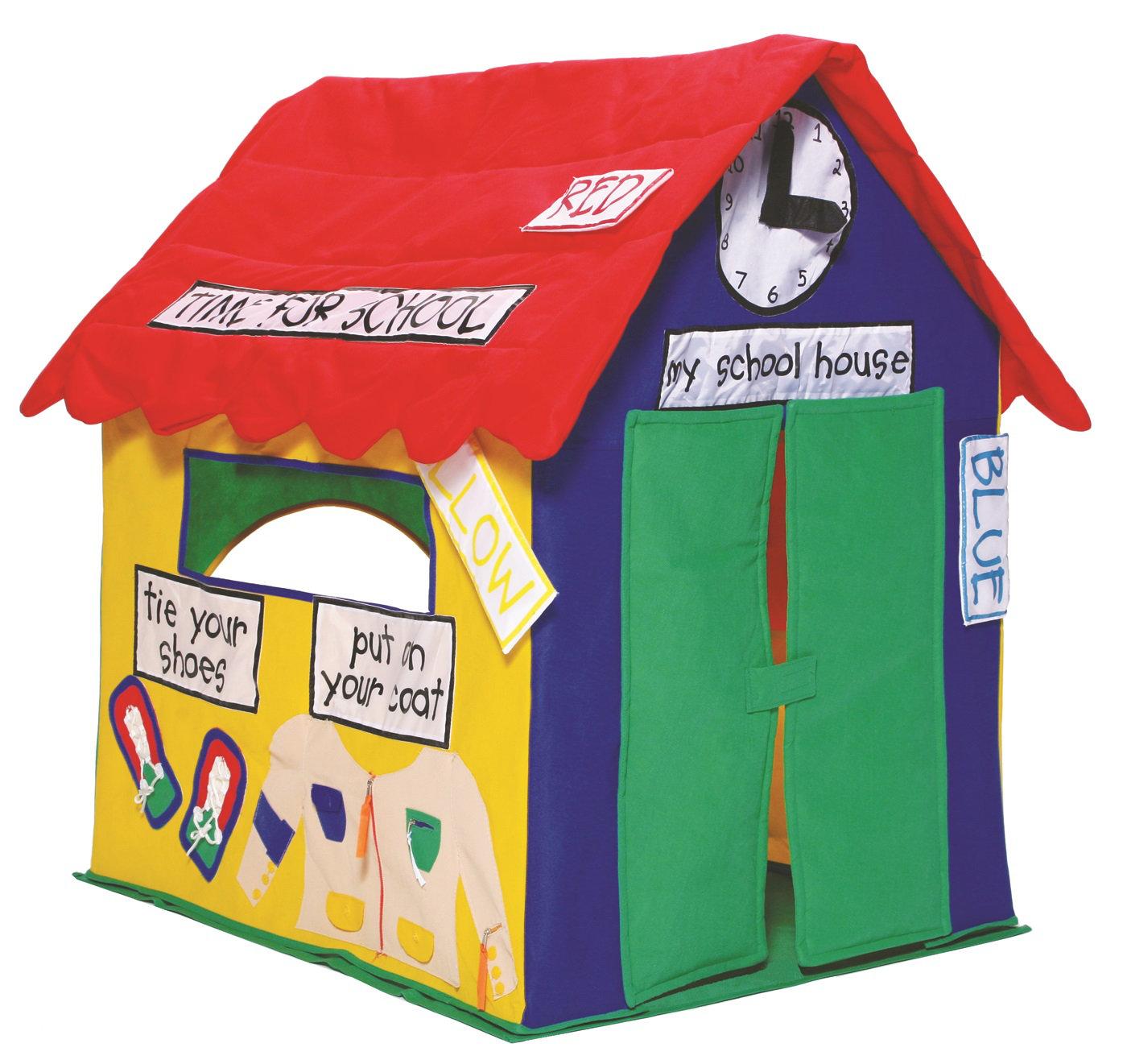 Bazoongi Kids Kids Cottage Learning 2.5' x 3.17' Playhouse | Wayfair