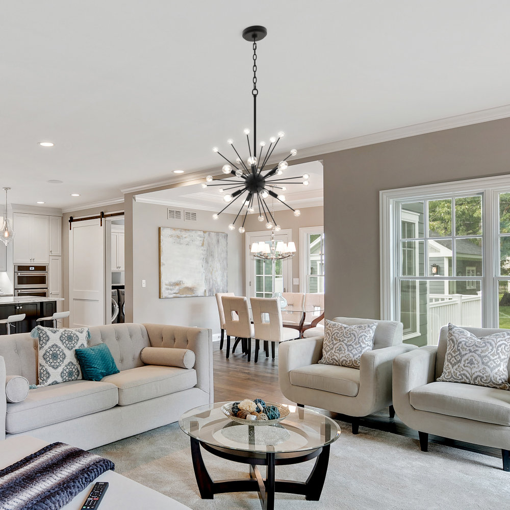 SKYX Platforms Bossier 8-Light 22.25” Wide Sputnik Chandelier | Wayfair