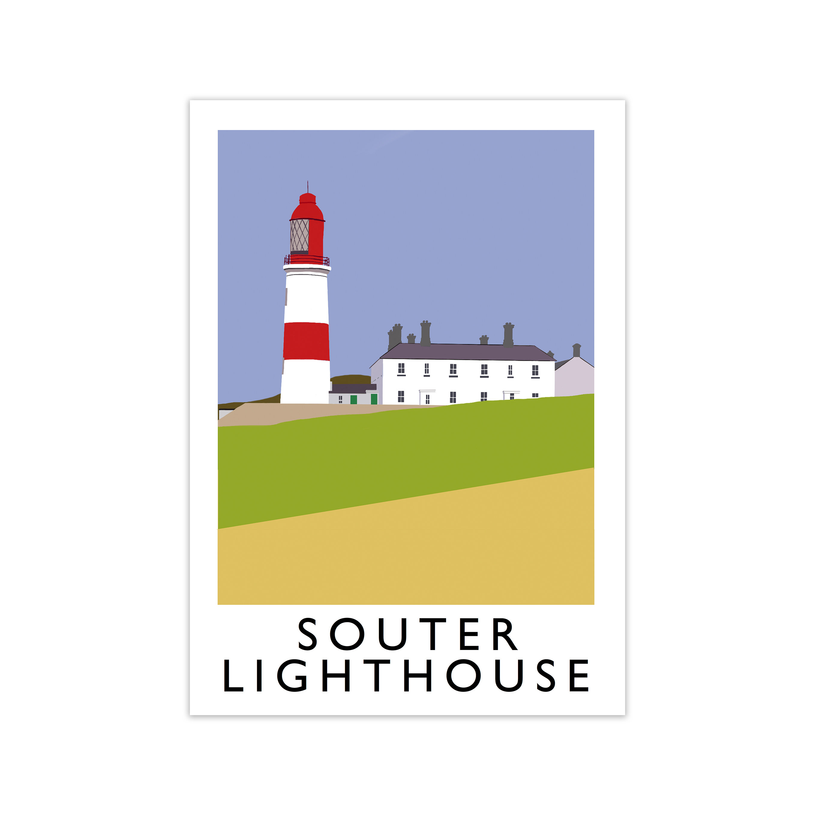 17 Stories 'Souter Lighthouse' Graphic Art Print | Wayfair.co.uk