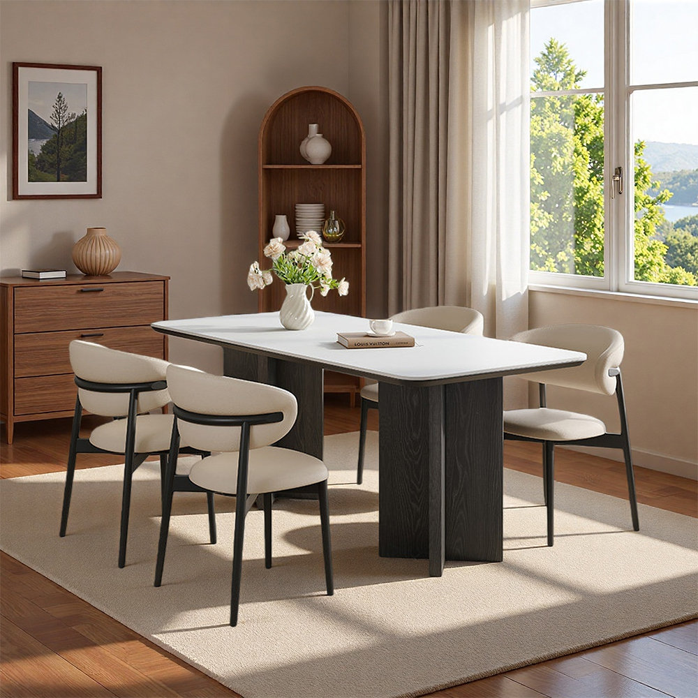 Red Barrel Studio® Retro creative dining table sets | Wayfair