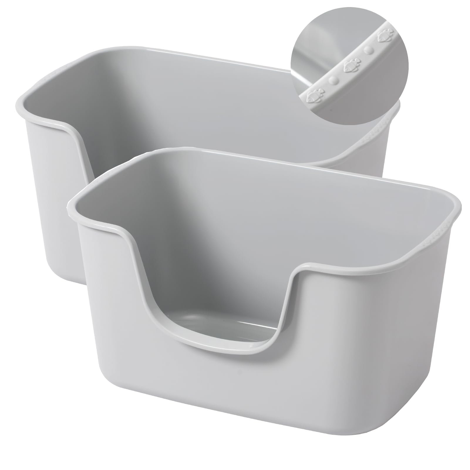 Tucker Murphy Pet™ Smart Paws cat litter box with high sides - Wayfair ...