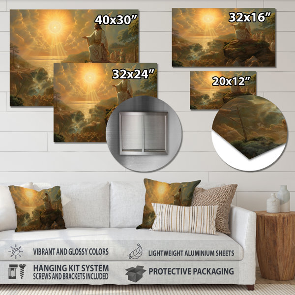 Alcott Hill® Jesus Modern Devotion I On Metal Print | Wayfair