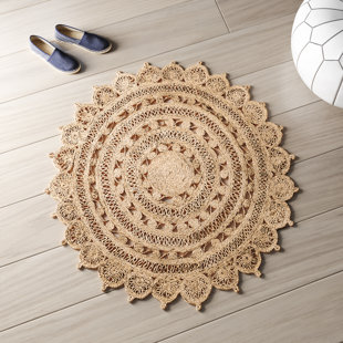 Brown & Tan Round Area Rugs You'll Love | Wayfair