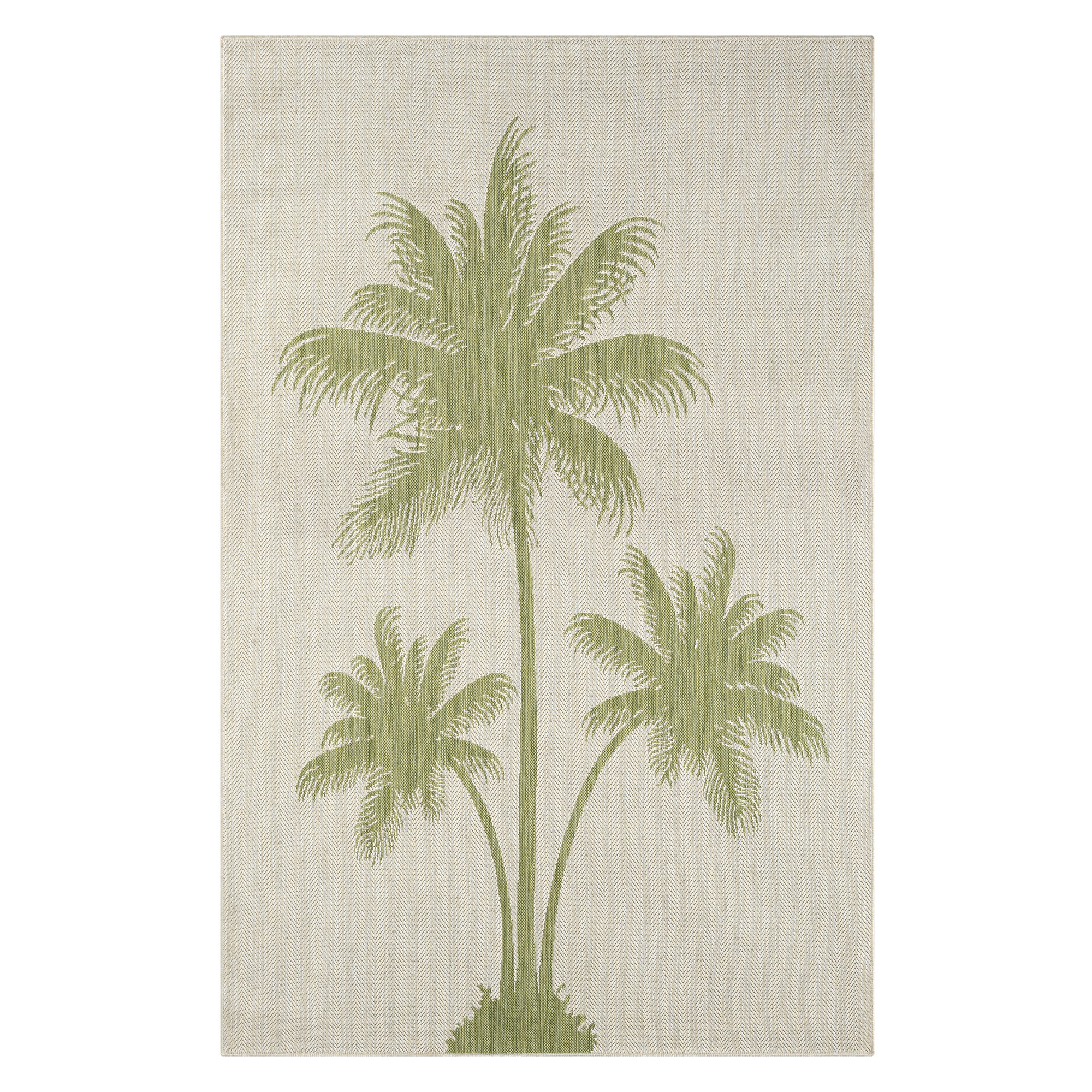 Bayou Breeze 5’ X 7’ Green Palm Tree Indoor Outdoor Area Rug & Reviews ...