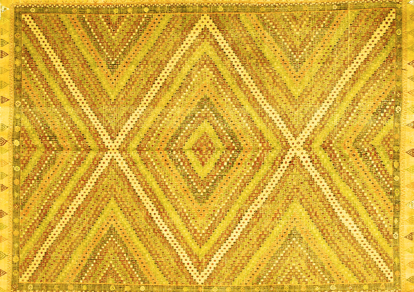 Union Rustic Contemporary 870 Yellow Machine Washable Area Rugs | Wayfair