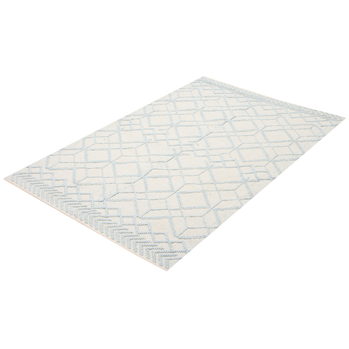 Foundry Select Mulvey Light Blue Rug 5'3" X 8'1" | Wayfair