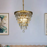 House of Hampton® Hendley Crystal Flush Mount | Wayfair