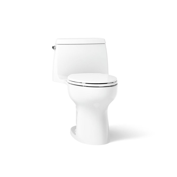 Kohler Santa Rosa Comfort Height One-Piece Compact Elongated 1.28 Gpf ...