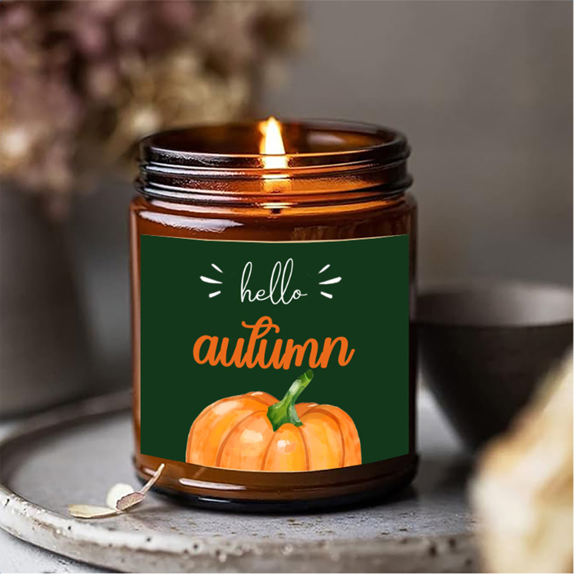 Symple Stuff Lavender Scented Candle Wax Gift Idea for Women Men Autumn ...