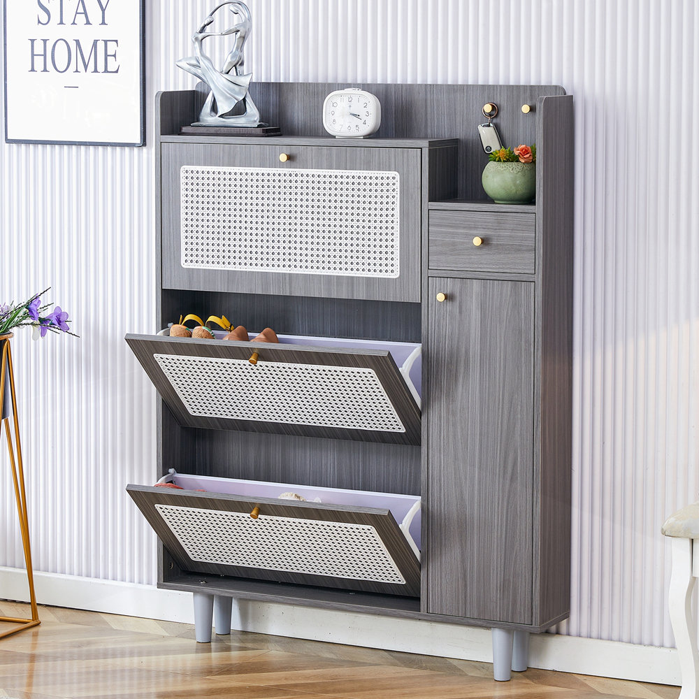 Bay Isle Home™ Modern minimalist storage cabinet suitable for living ...