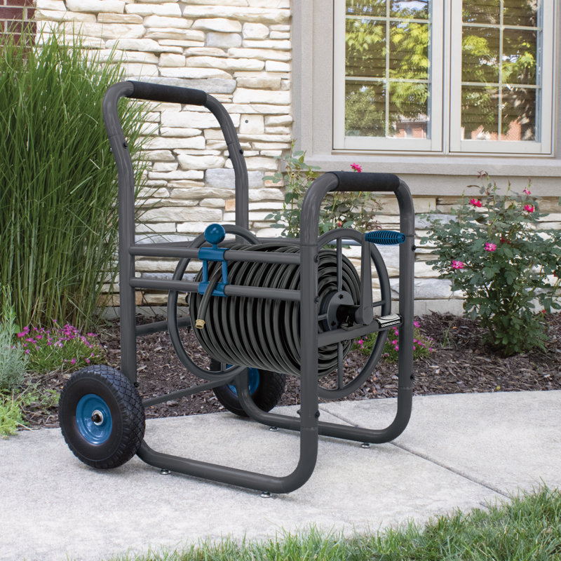 Suncast Commercial Steel Cart Hose Reel & Reviews | Wayfair