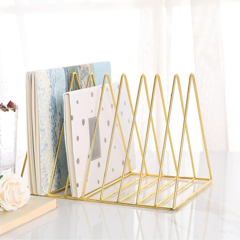 Mercer41 9 Slot Magazine Holder,Desktop File Sorter Organizer Triangle ...