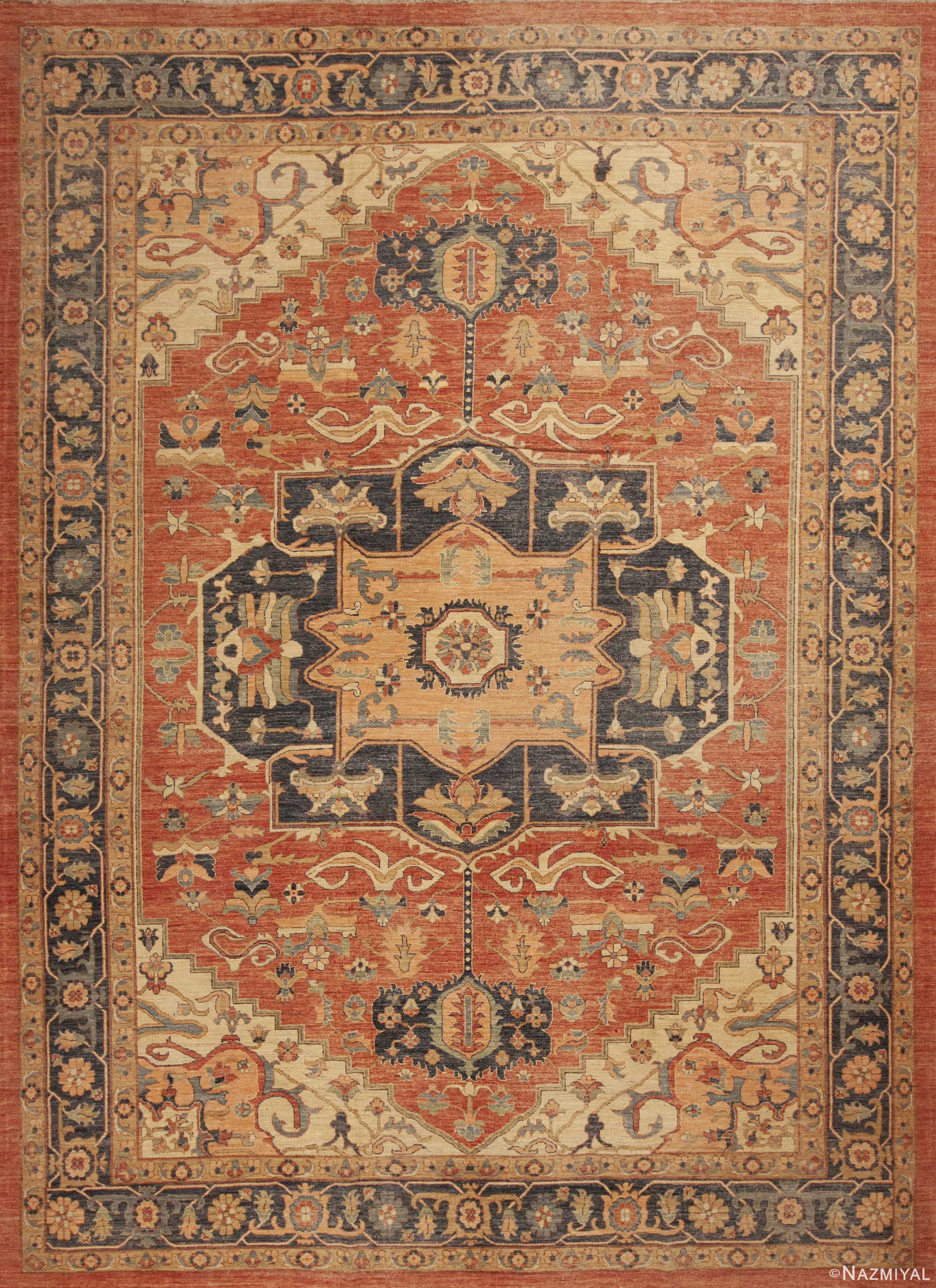 Nazmiyal Collection One-of-a-Kind Rustic Classic Geometric Persian ...