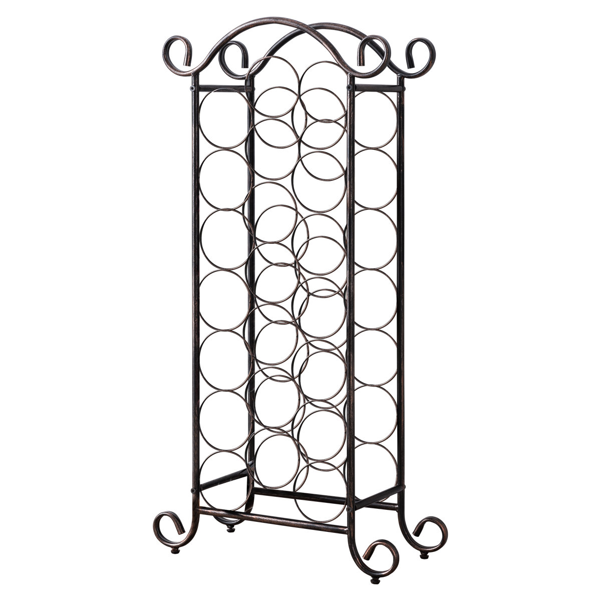 Kelly Clarkson Home Marjorie 20 Bottle Floor Wine Bottle Rack & Reviews ...