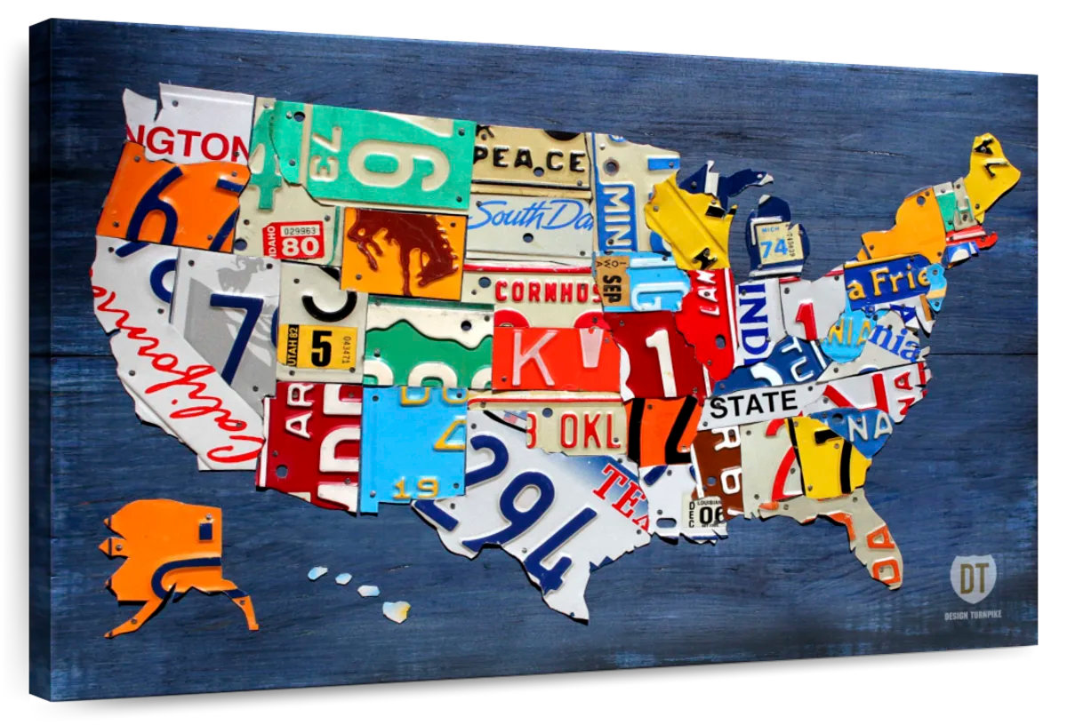 Breakwater Bay Aliaz USA Map I | Wayfair